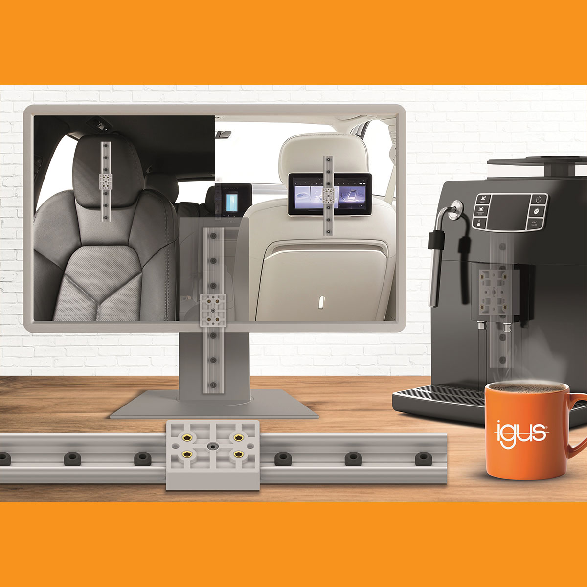 PTFE-free positional system from igus for precise adjustment