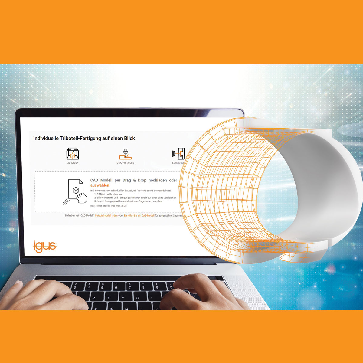 Customised components faster and easier with the igus tribo