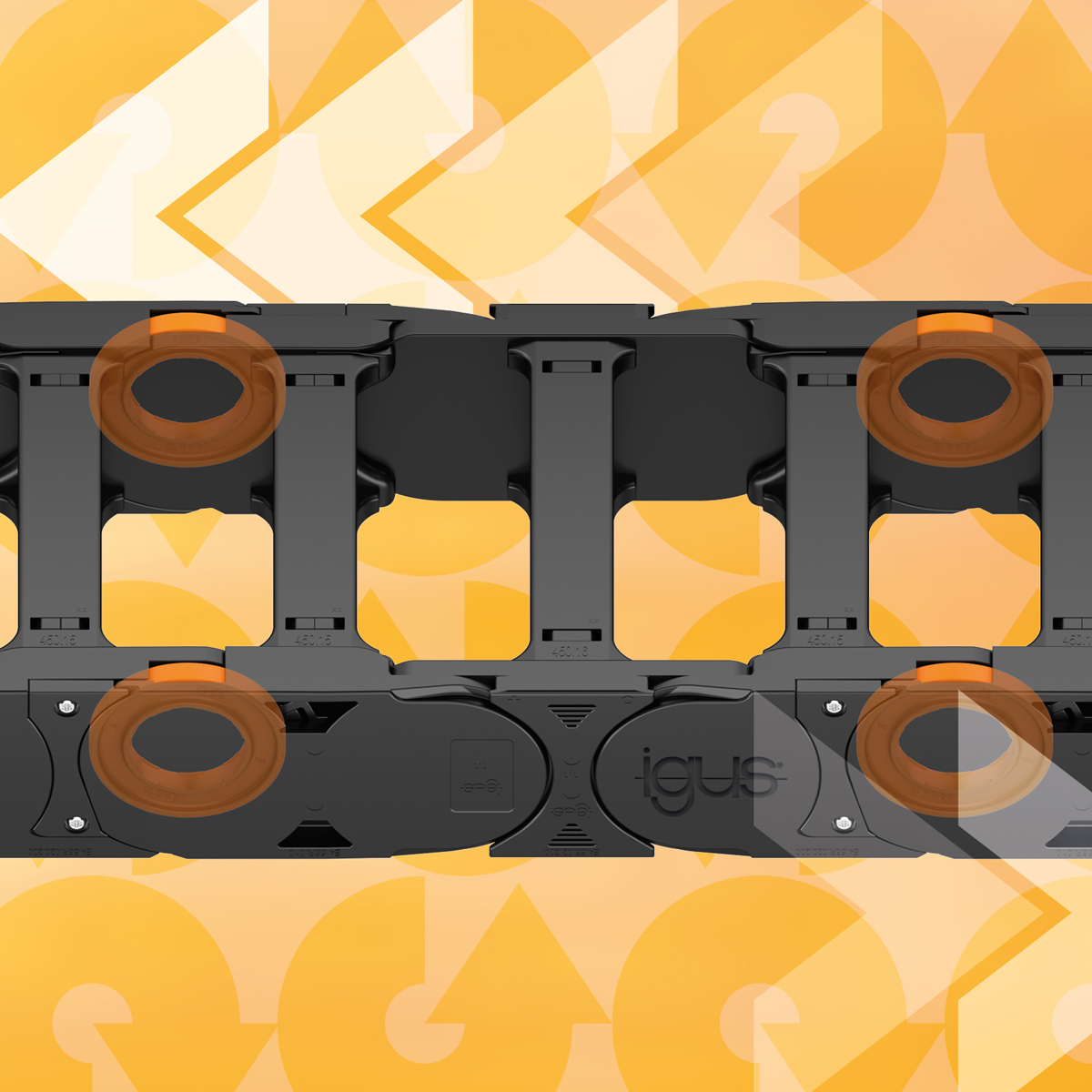 Reduce drive energy and thus costs with the E4.1R roller energy chains.